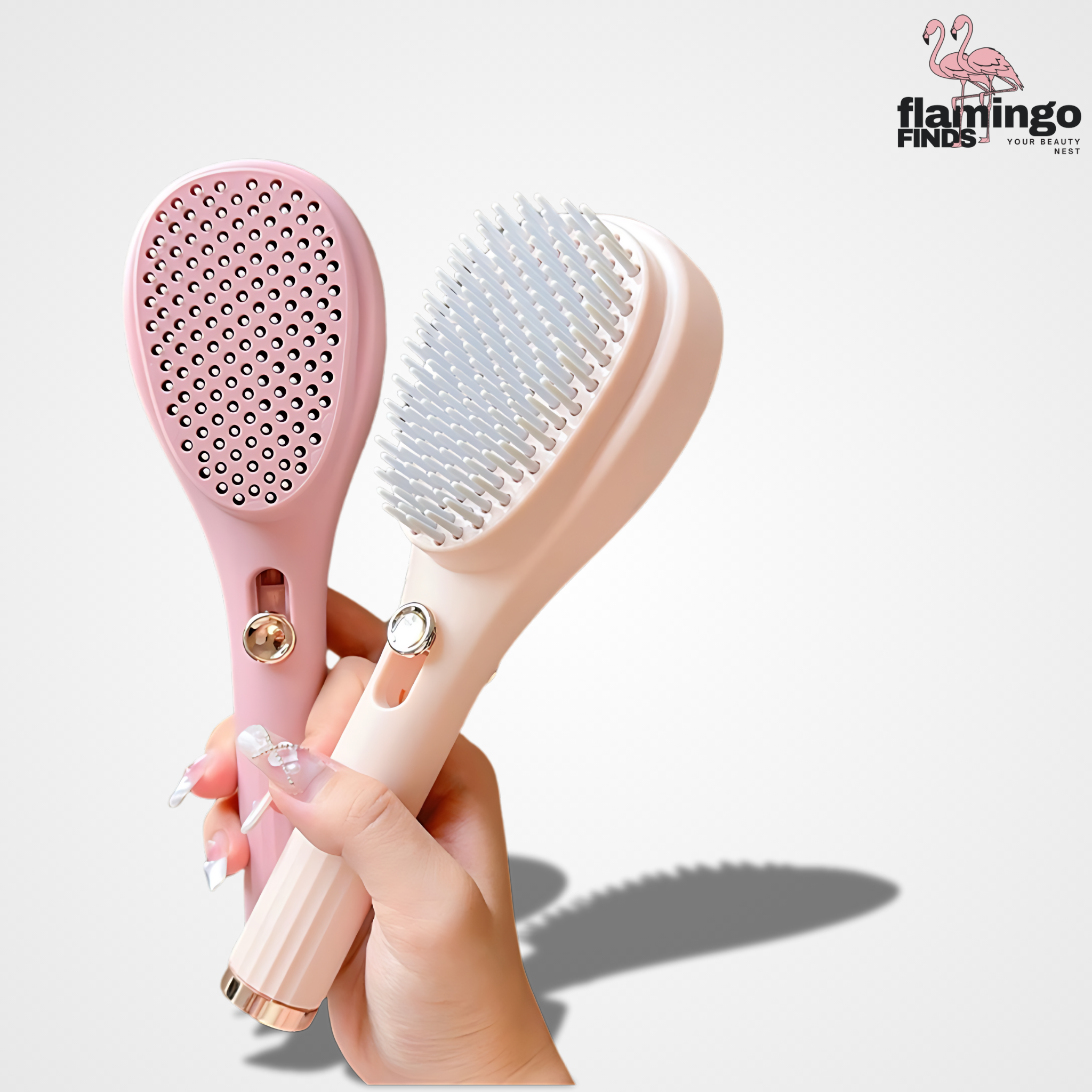 2-in 1 Tangle-less Comb and Massager (with Free nose Trimmer) – Nest Asiaa